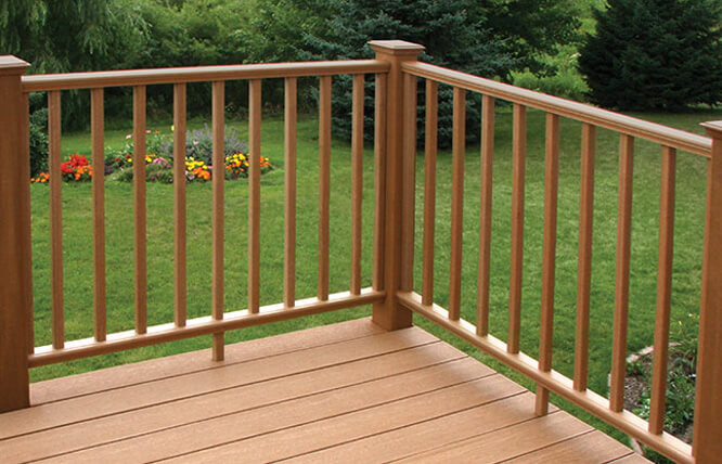 Iron Deck Railing Golden Bar PVD Coated Stainless Steel Deck Railing,